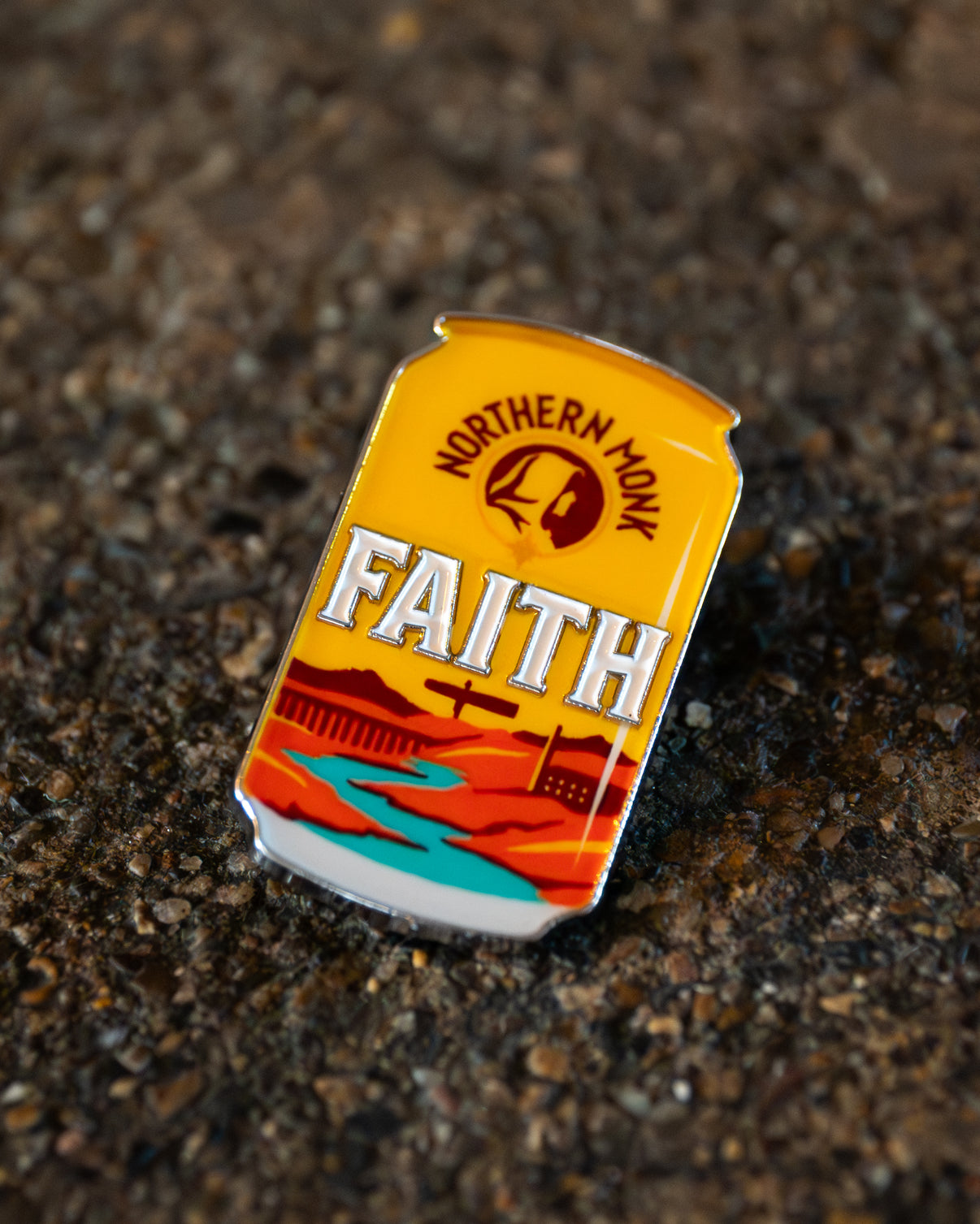 ENAMEL PIN BADGE // FAITH CAN – Northern Monk