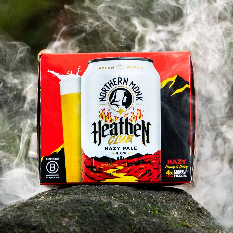 4 PACK // HEATHEN CLUB // CLUBHOUSE HAZY PALE ALE // 330ML // 4.6% ...