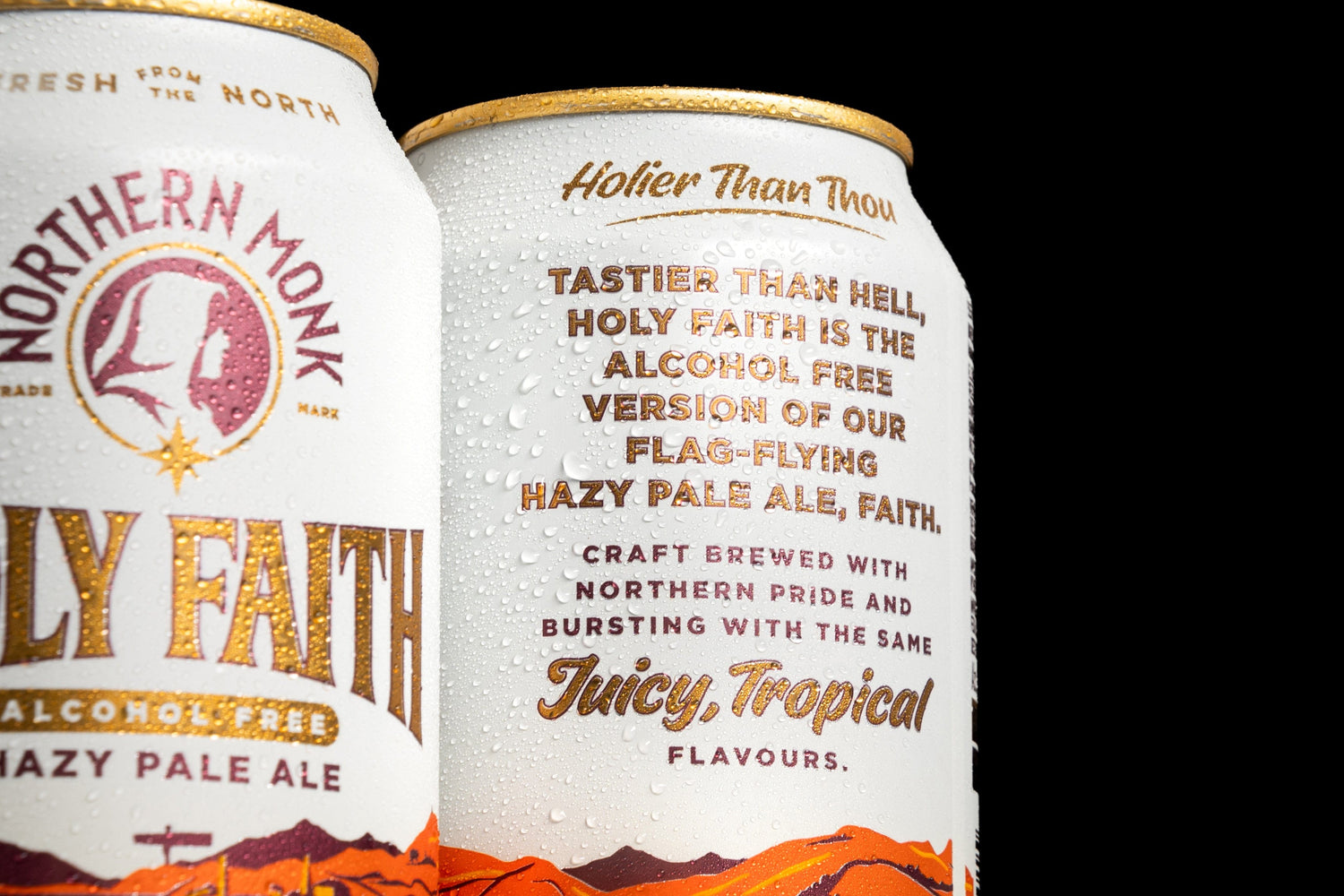 330ml HOLY FAITH // HAZY PALE ALE // ALCOHOL FREE // 0.5% – Northern Monk