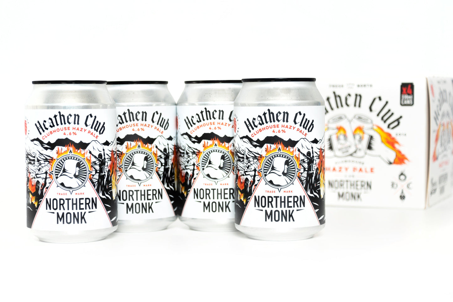 4 PACK // HEATHEN CLUB // CLUBHOUSE HAZY PALE ALE // 330ML – Northern Monk