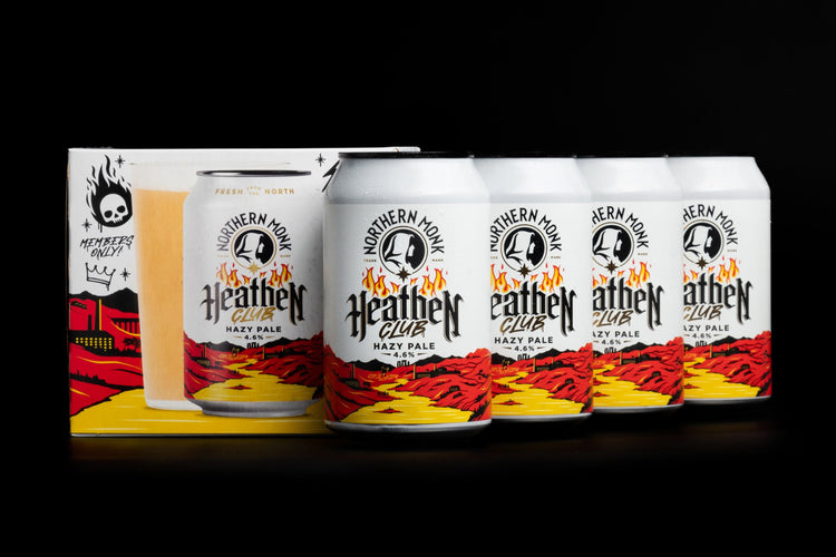 4 PACK // HEATHEN CLUB // CLUBHOUSE HAZY PALE ALE // 330ML // 4.6% ...