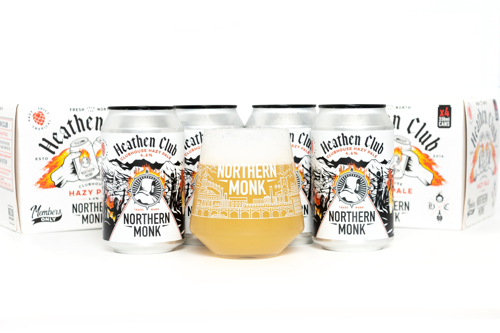 HEATHEN CLUB // CLUBHOUSE HAZY PALE ALE // 330ML // 4.6% – Northern Monk